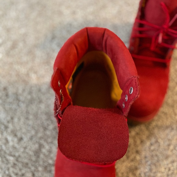 Timberland | Shoes | Timberland Red 6 Inch Premium Boots | Poshmark